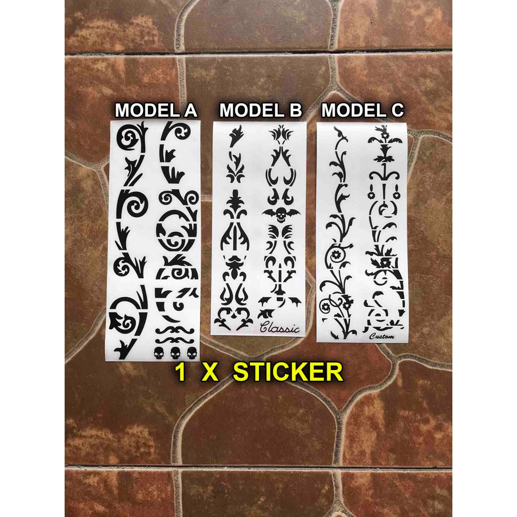 Flower Vine Guitar Sticker Inlay Tree Of Life Fingerboard Acoustic ...