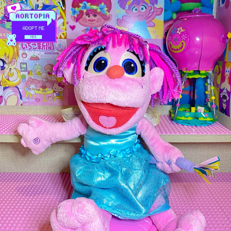 Original SESAME STREET PLUSH ABBY CADABBY DOLL | Shopee Malaysia