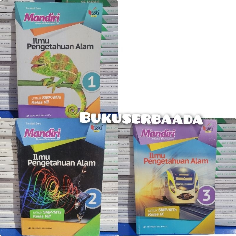 Independent Natural Science Class 1/2/3 Junior High School K13 ERLANGGA ...