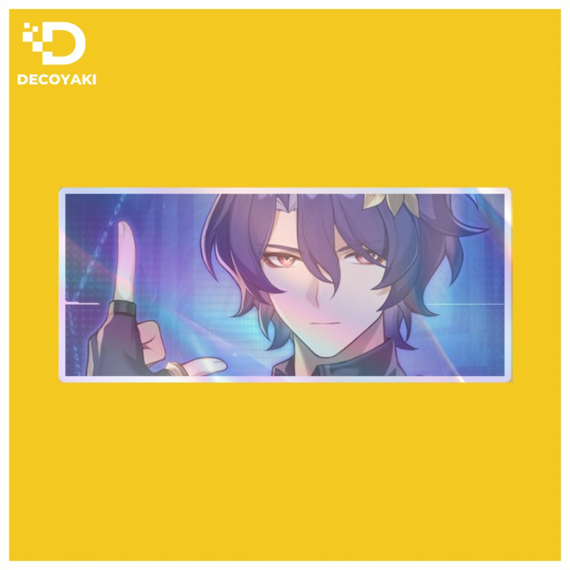 Dr Ratio Honkai Star Rail Hologram Slap Sticker, Dr Ratio Honkai Star ...