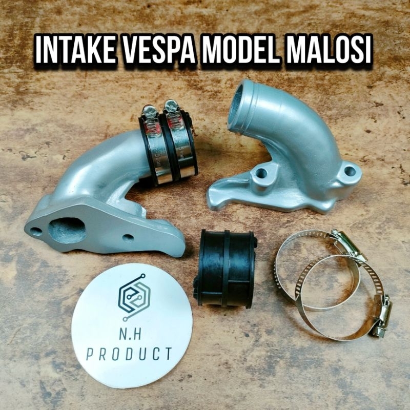Intake Manipol Vespa Malossi Model Complete With Rubber And Clamp ...
