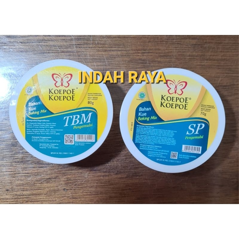 Koepoe KOEPOE BAKING MIX/ Cake Ingredients TBM 80g & SP 70g | Shopee ...