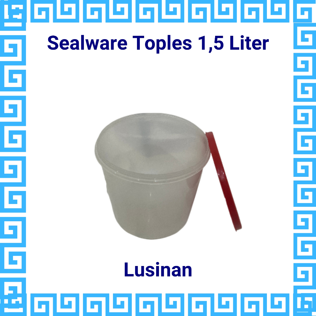 1,5 Liter Plastic Jar Set of 12 Pcs - Tight Lid & Airtight ...