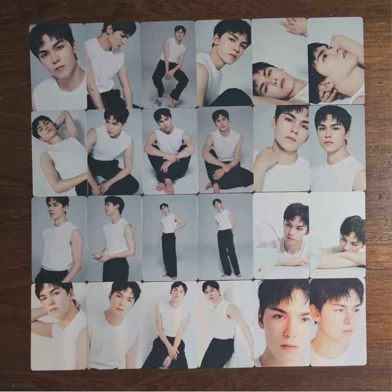 Official Photocard Vernon Seventeen Best Album [17 is Right Here] DEAR ver. Booklet | Shopee ...