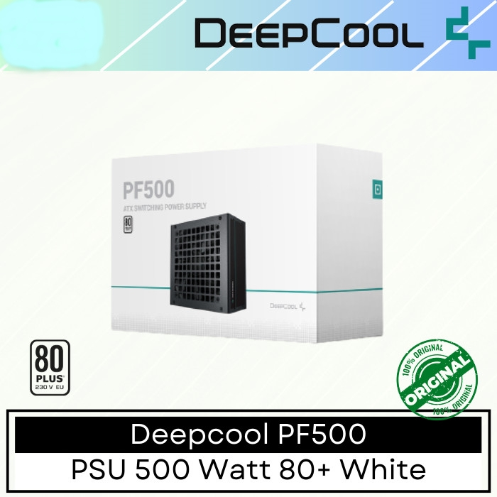 Psu Deepcool PF500 500w 80 Plus White | Official 500 Watt | Shopee Malaysia