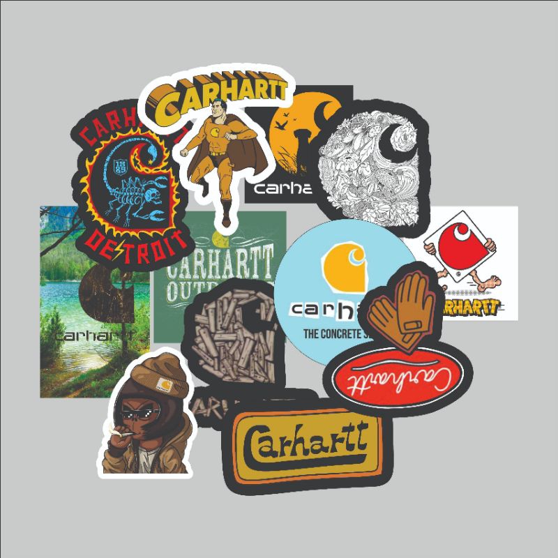 Sticker Carhartt brand sticker package contains 12 pieces with ...