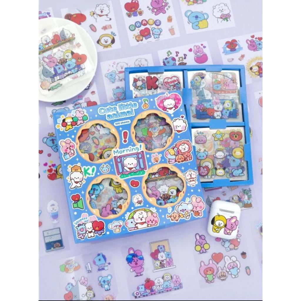 (1 Set = 10 SHEETS ) FANCY STICKER / AESTHETIC JOURNAL STICKER / AESTIC ...