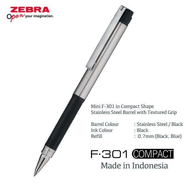 ZEBRA F-301 COMPACT PULPEN | Shopee Malaysia