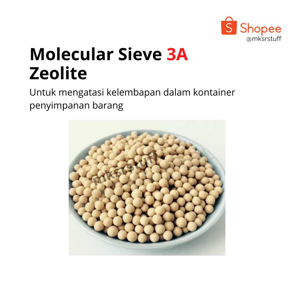 (500gr) Molecular Sieve (3a, 4a, 5a, 10x, 13x) - Zeolite To Treat Moisture | Shopee Malaysia