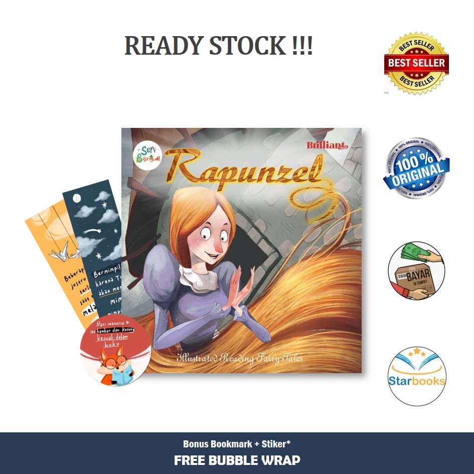 Rapunzel Book: Fairy Tales Bilingual Series HC - Brilliant (Child ...