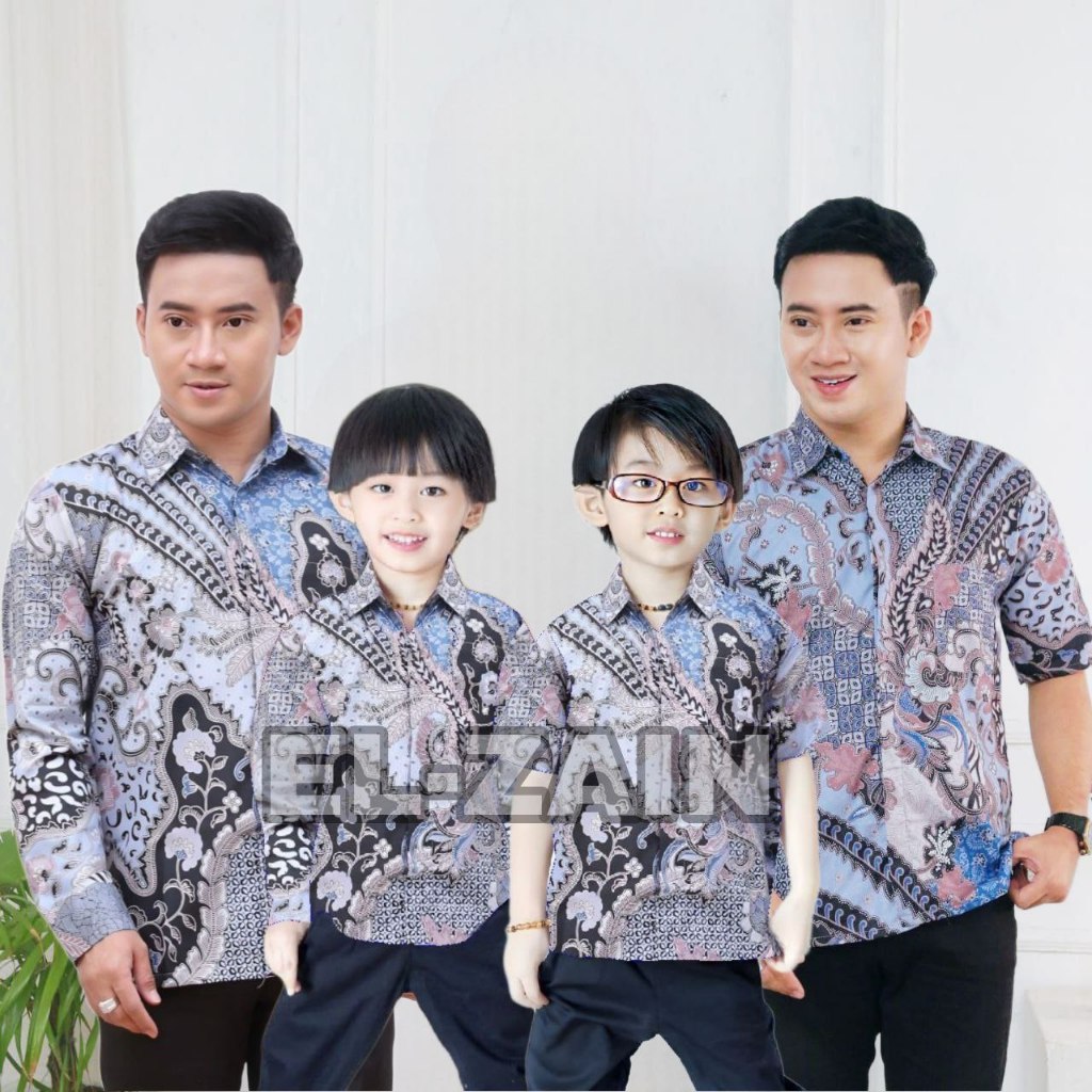 KEMEJA The Newest Couple sweet BATIK Shirt Father And BATIK Boys BATIK ...