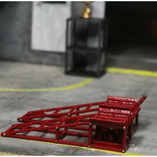 3D Change Car Ramp Lift Ramp Ramp Car Type 2 1 pcs 1/64 Mockup ...