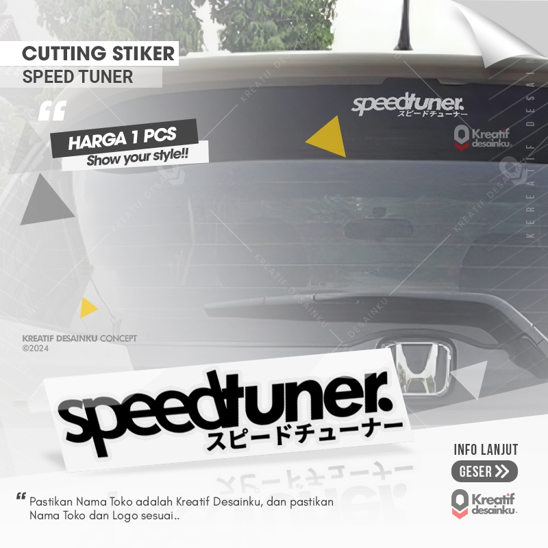 Cutting Speed Tuner Stickers Motorcycle Car Variations Veriation ...