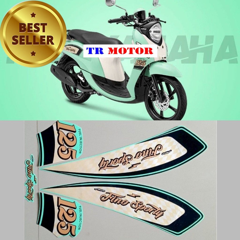 Striping Polet List Sticker for Yamaha Fino Sporty 125 fi 2021 Tosca ...