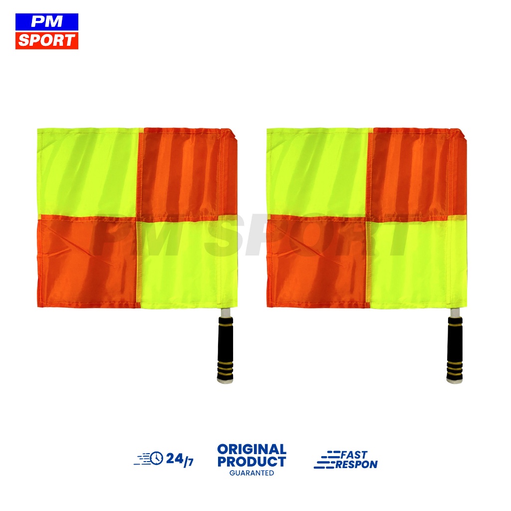 Referee FLAG Judge Line CIMA SOCCER LINESMAN FLAG REFEREE Assistant REFEREE 2PCS ORIGINAL ...