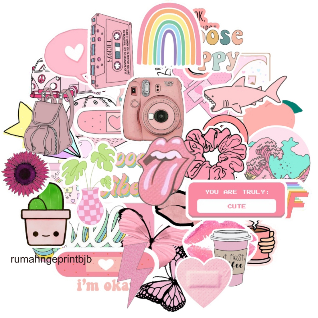 100 pcs MINI STICKER PACK AESTHETIC LAPTOP JOURNAL BOOK BINDER | Shopee ...
