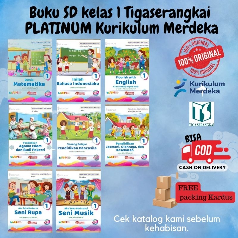 Grade 1 Elementary School Book Merdeka Triad Platinum Curriculum ...