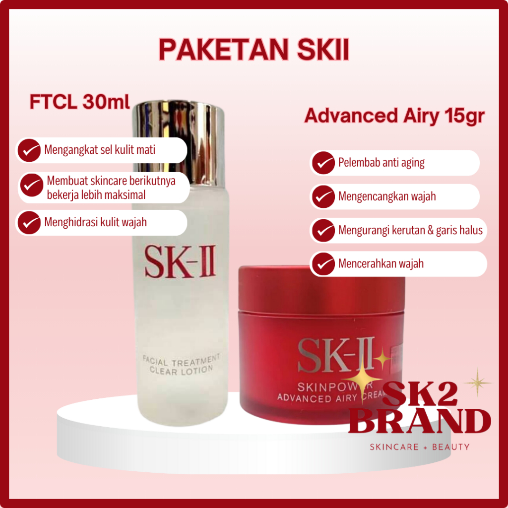 Skii SK-II SK2 FTCL 30ml+Skinpower Advanced Airy 15gr | Facial Treatment - BASIC Package ...