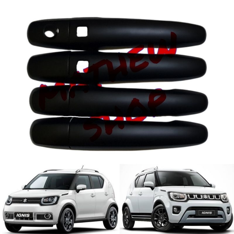 HITAM Door Handle Cover Suzuki Ignis 2016 2017 2018 2019 2020 2021 2022 ...