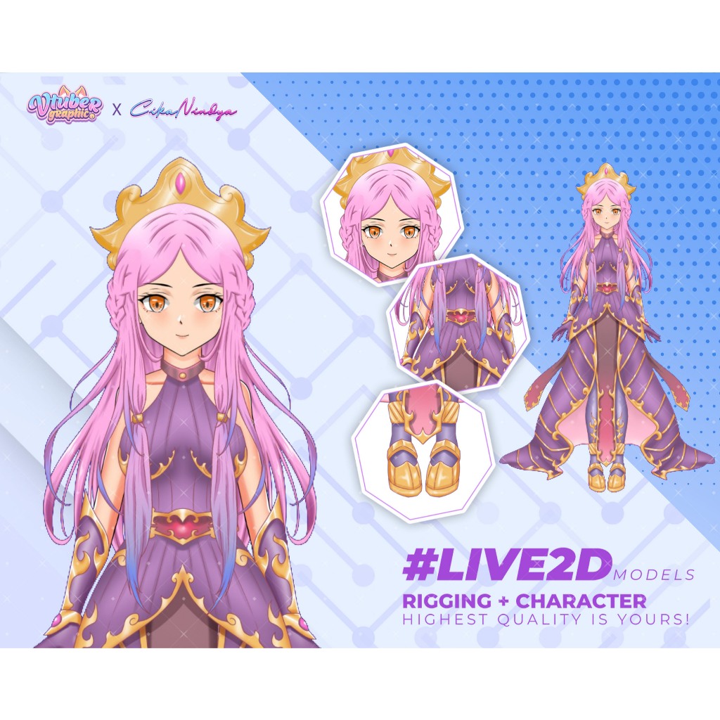 Create Alluring Virtual Personas with VTuber Live2D Models, Live2D ...