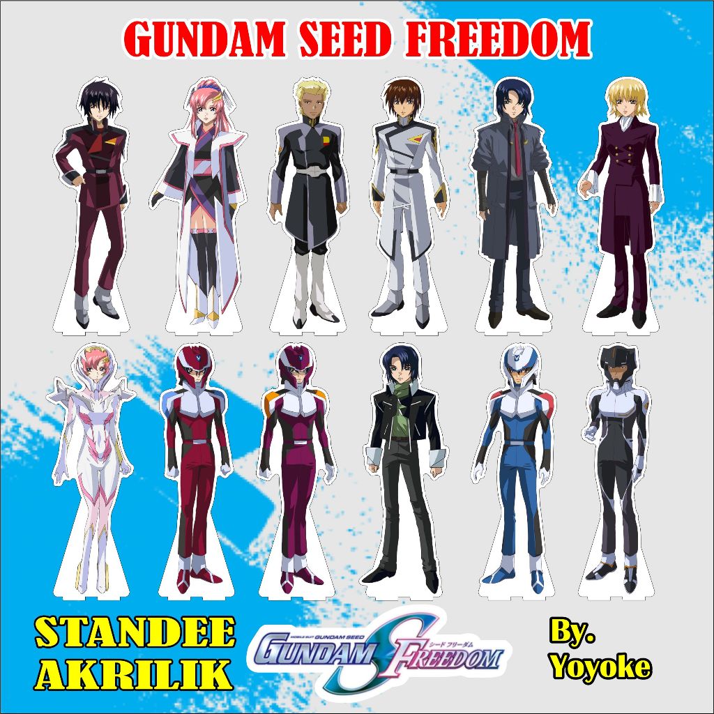 Gundam SEED Freedom Acrylic Mobile Suit Standee | Shopee Malaysia