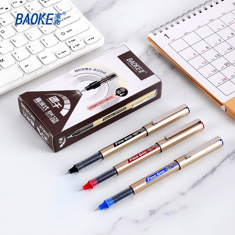 BAOKE Roller Ball Pen 0.5mm Pen available in 3 colors BK125 1Pcs ...