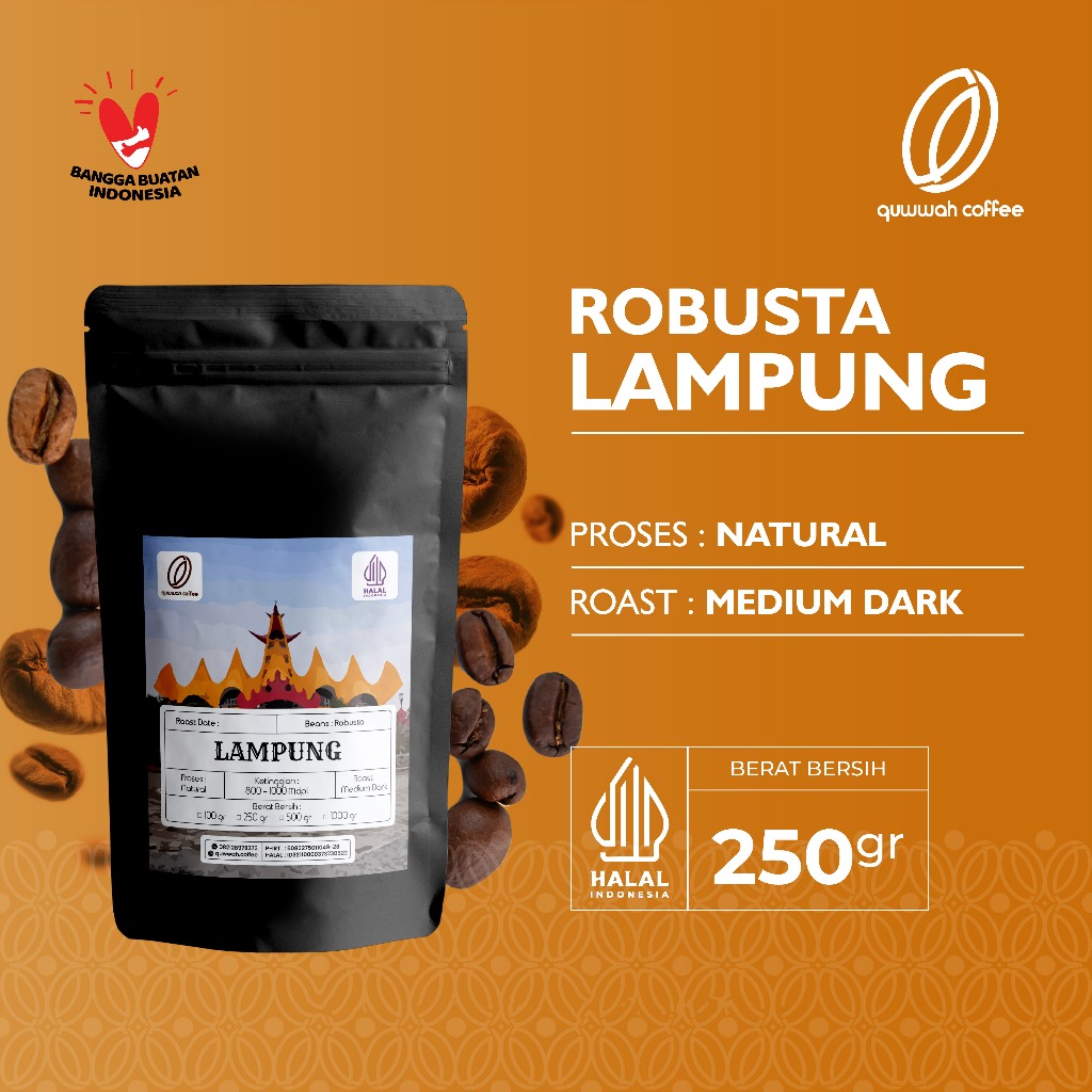 Fine Robusta Ground Coffee Beans Lampung Sumatra Robusta Coffee Beans ...