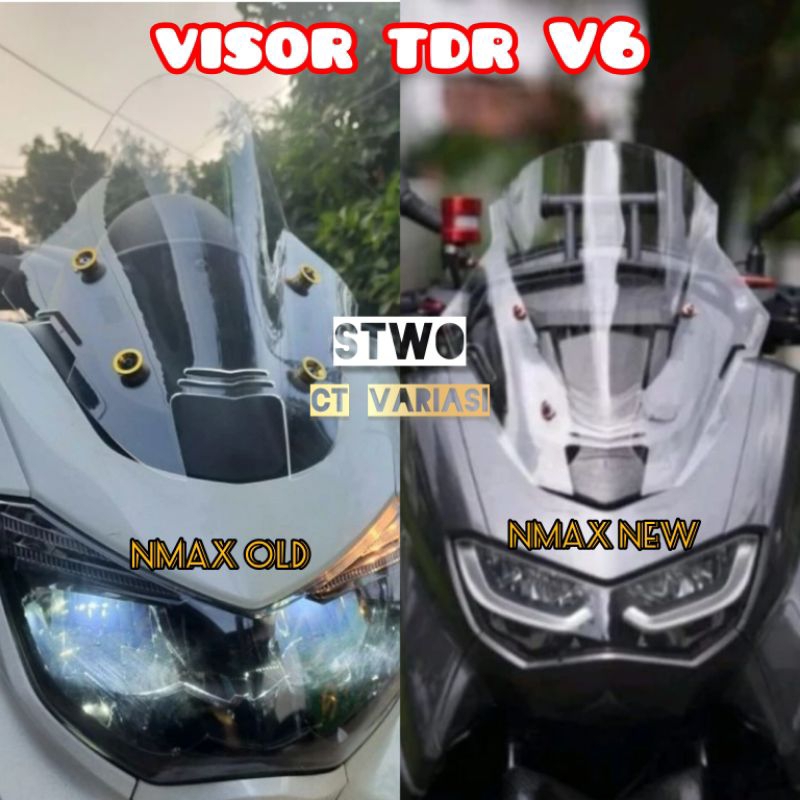 Visor Windshield Model Tdr V6 Tdr V7 Nmax New Nmax 2020 2024 Windshield