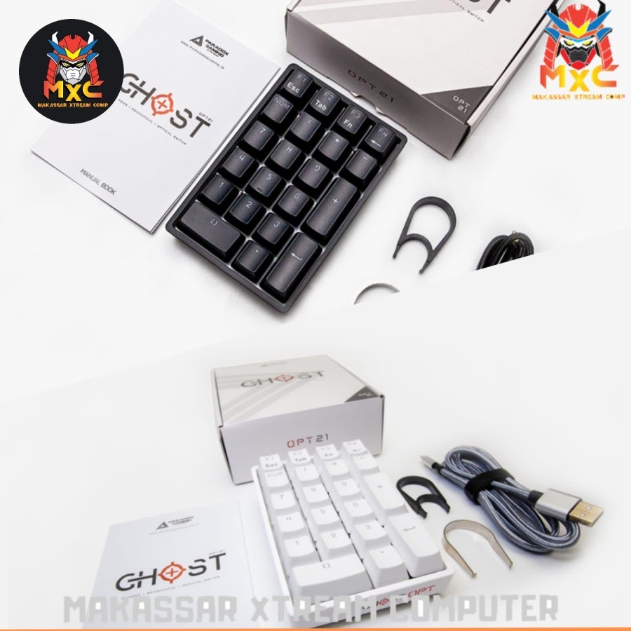 Paradox Gaming Keyboard NUMBER 25% RGB GHOST GH21-ABS Type-C | Shopee ...