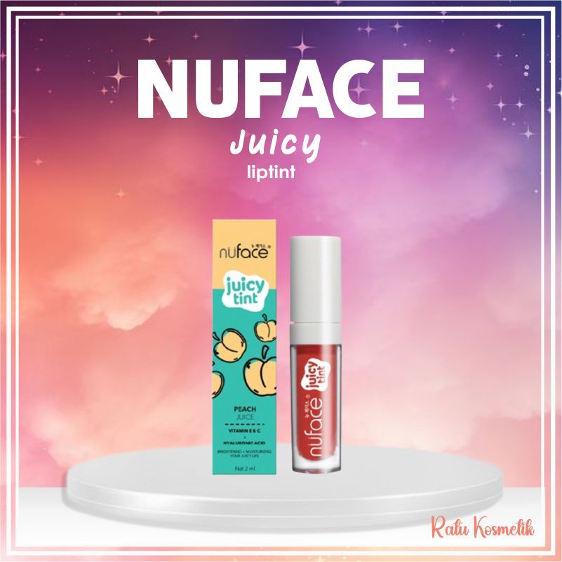 RATU Nu Face Juicy Lip Tint | Liptin Nuface Nu Glow | Shopee Malaysia