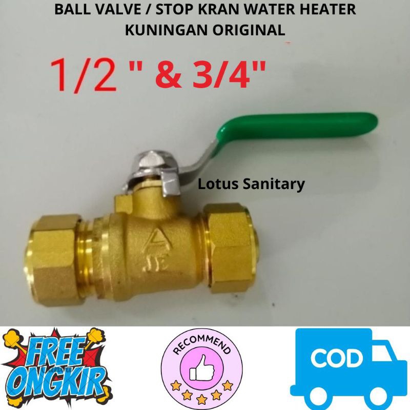 Ball Valve hot water pipe connection water heater installation stop ...