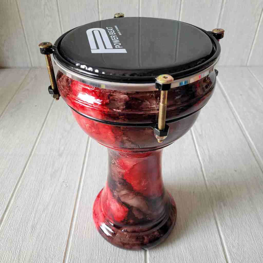 MERAH Calti Da-Jumbo Mini Dumbuk Red Marble Color 6 inch Child Size ...