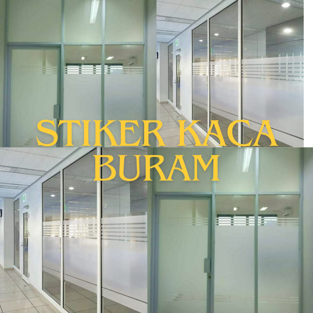 J215 Sandblast Glass Sticker - Glass Sticker (KAKI KOSSAI) | Shopee ...