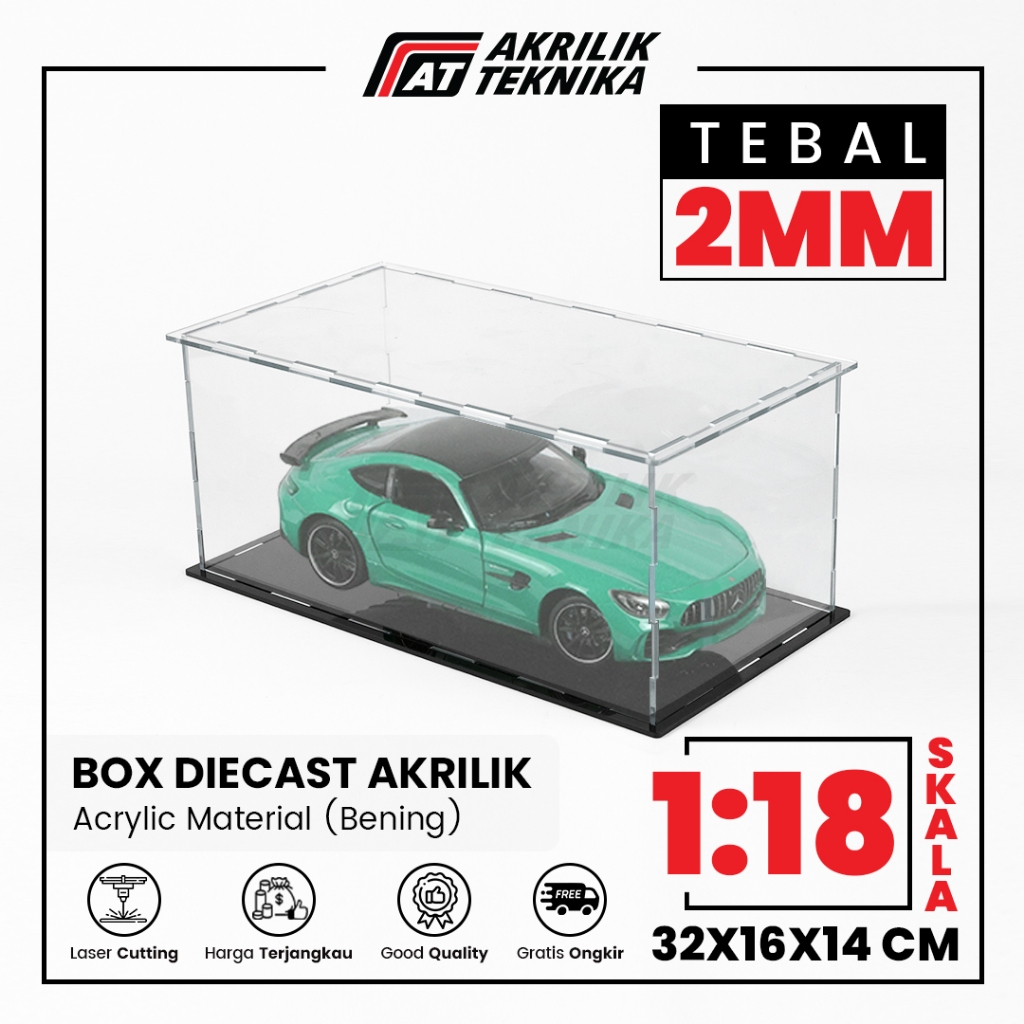 1:18 Scale Acrylic Diecast Display Box (32x16x14cm) | Shopee Malaysia
