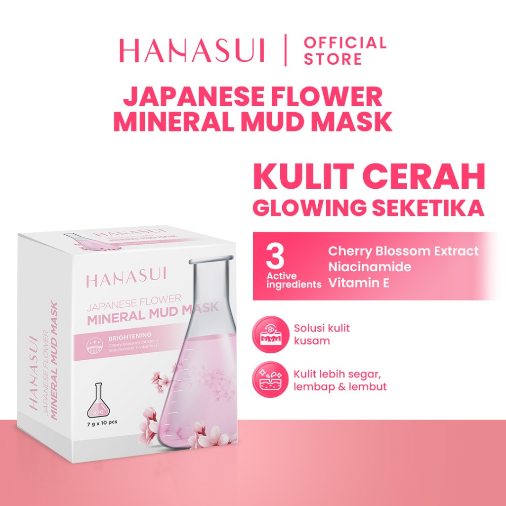 Hanasui Mineral Mud Mask - Box | Shopee Malaysia