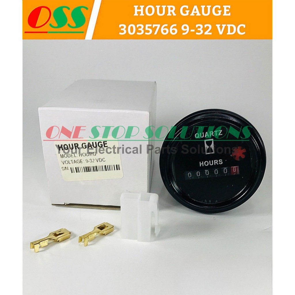 Hour GAUGE VDO METER 9-32 VDC METER Clock Time 3035766 Quartz | Shopee ...