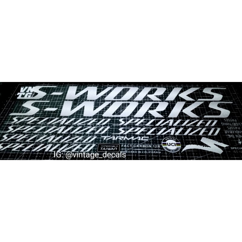 Sticker decals replacement S-WORKS tarmac sl7 | Shopee Malaysia