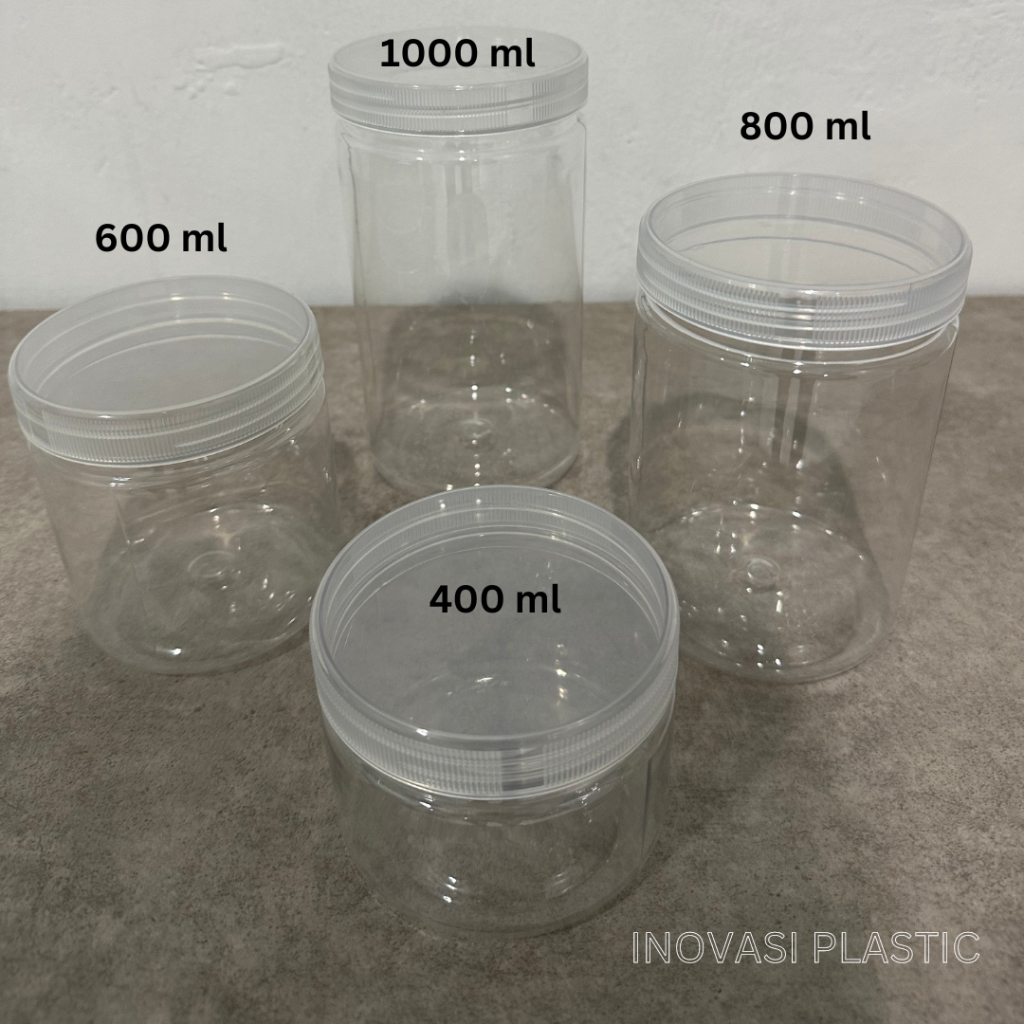 Pet Plastic Jar/Tube Jar/Cake Jar/Cylinder Jar 400ml | Shopee Malaysia