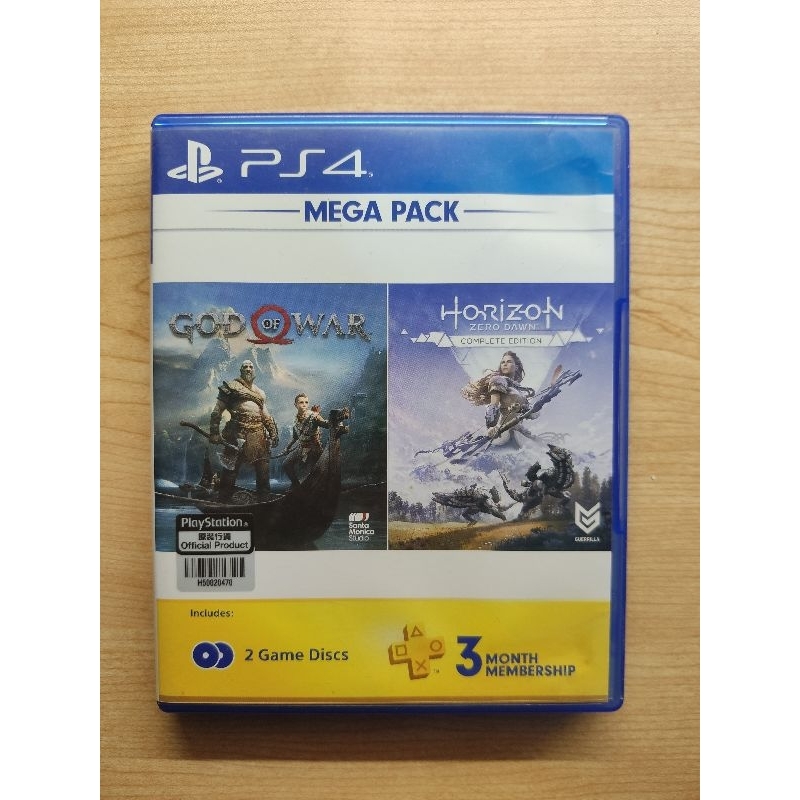 Bd disc ps4 Cassette god of war & horizon zero dawn complete edition ...