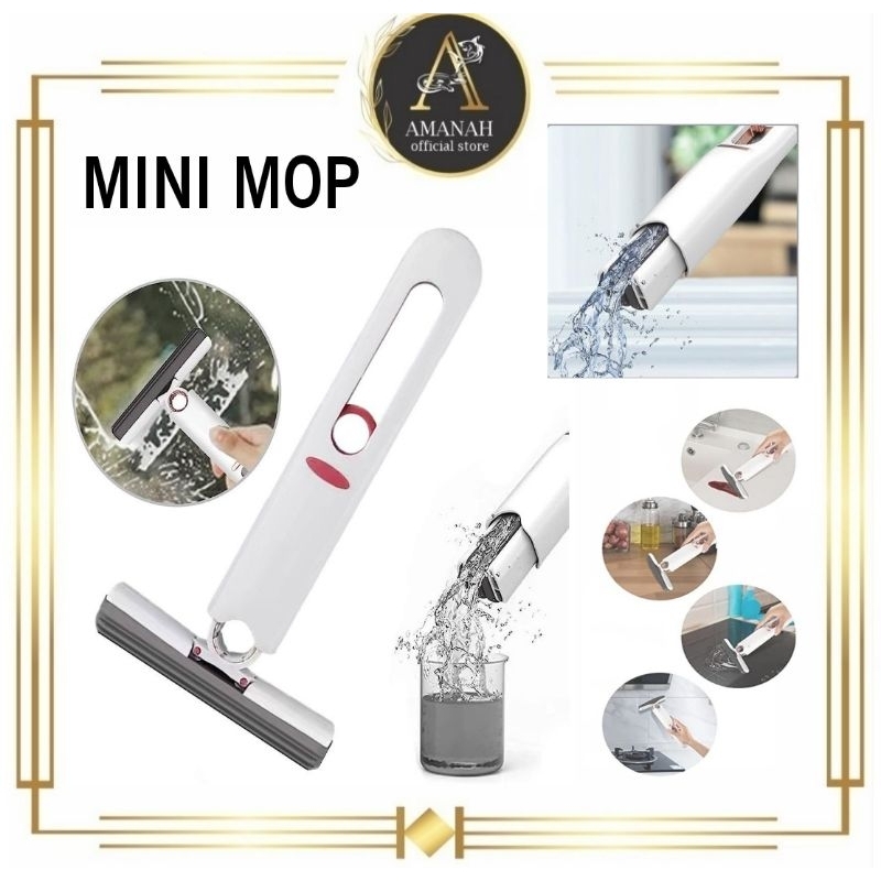 Mini MOP Minimop Ceramic Glass MOP Portable Folding Window Foam Sponge ...