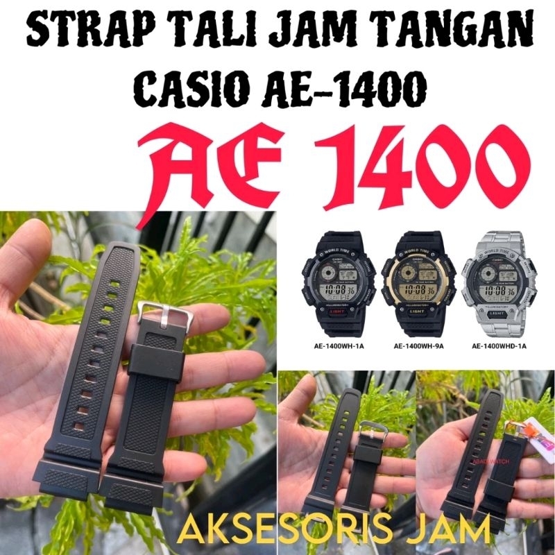Strap Casio AE-1400WH AE 1400WH AE 1400 Casio Original | Shopee Malaysia