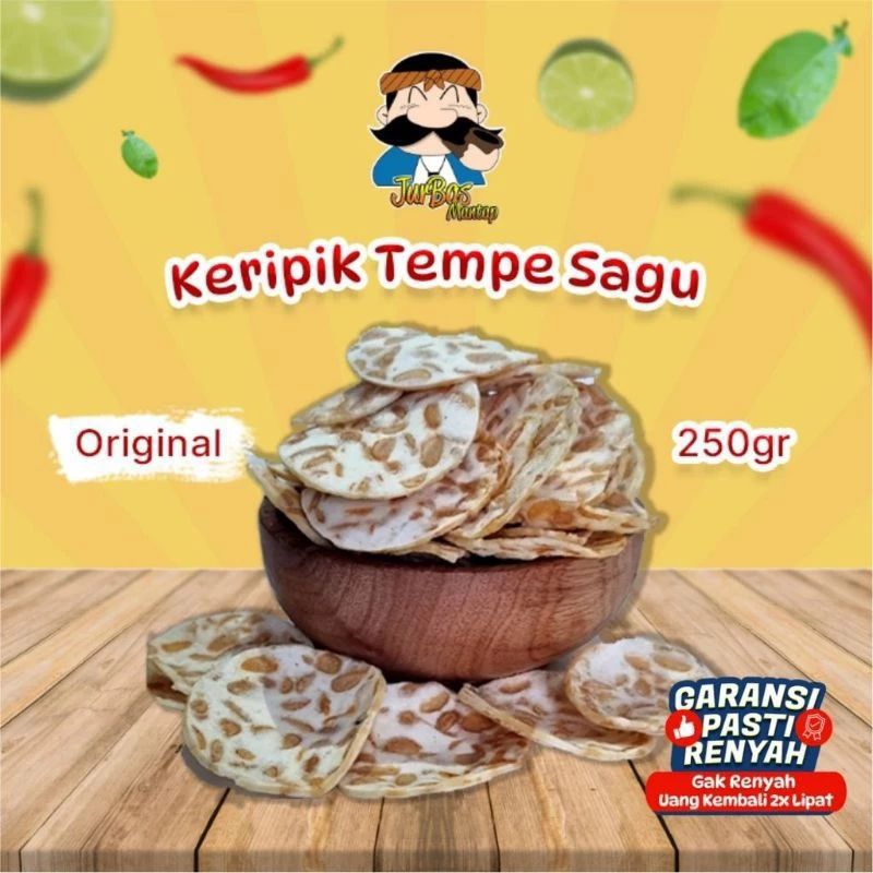 Special crispy sago tempeh chips 250 grams | Shopee Malaysia