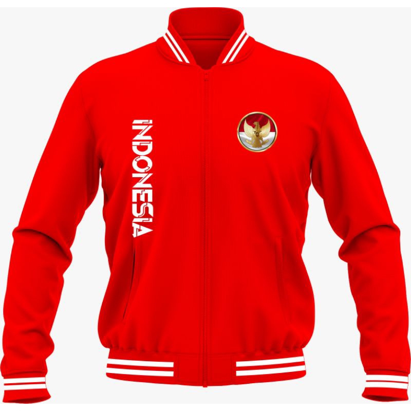 Zipper Varsity Jacket Independence Indonesia 79th Anniversary Of The ...