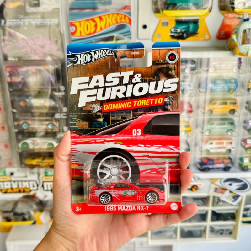Hot Wheels Fast Furious Dominic Toretto - 95' Mazda RX7 | Shopee Malaysia