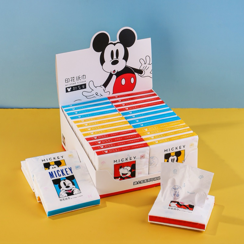 Lush ID - LS Dry Tissue Cute MICKEY MOUSE Character Facial Tissue Cute ...