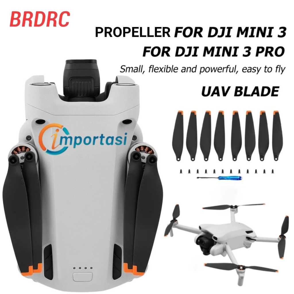 BRDRC Propeller DJI Mini 3 / Mini 3 Pro 6030 Low Noise Propeller ...