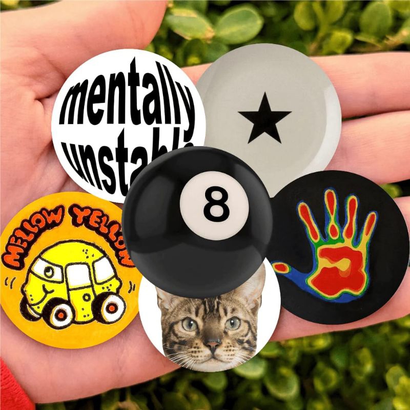 Aesthetic Button Pin / Hypebeast Y2K 4 Brooch Pin | Shopee Malaysia