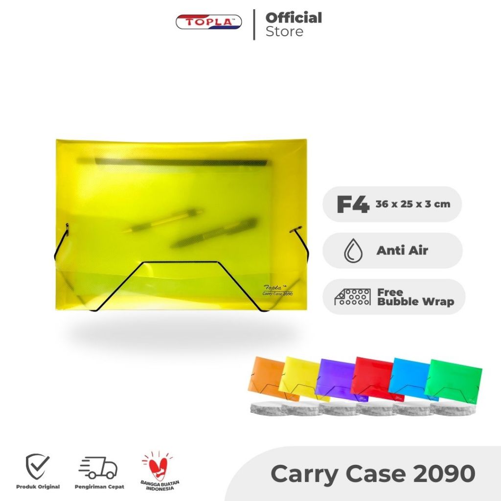 Topla Carry Case 2090 - Waterproof F4 Folio Document Bag - Practical ...