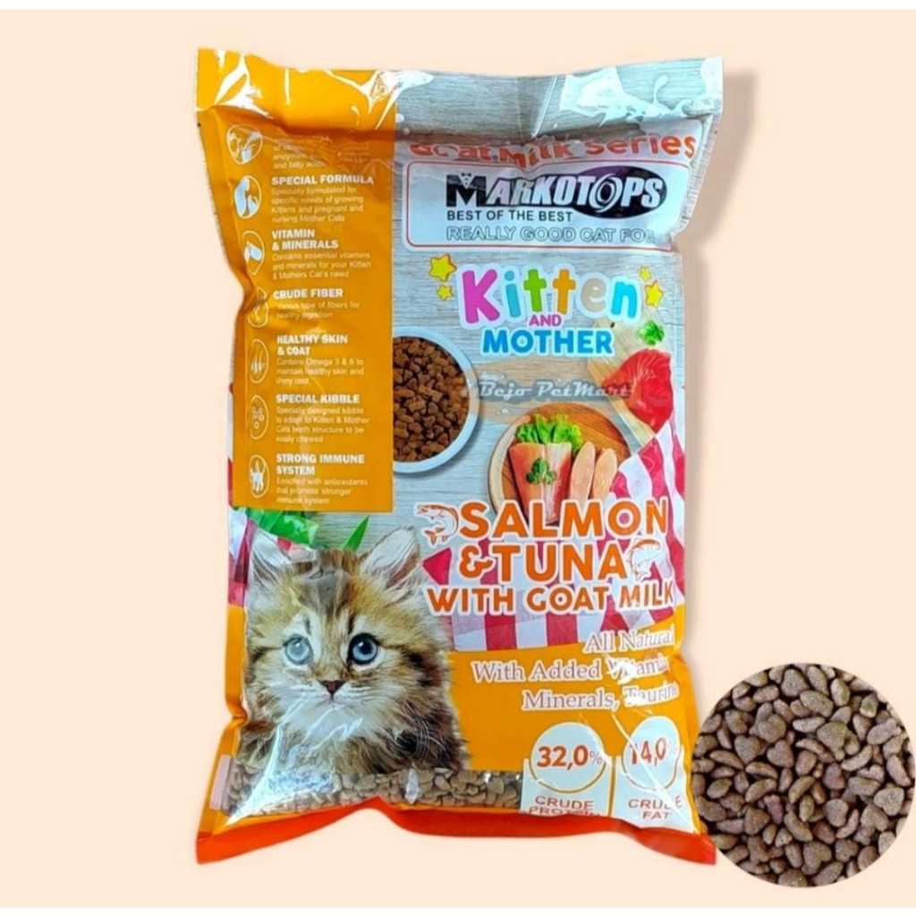 Markotops Kitten Markotops 1kg Salmon And Tuna With Goat Milk Kitten ...