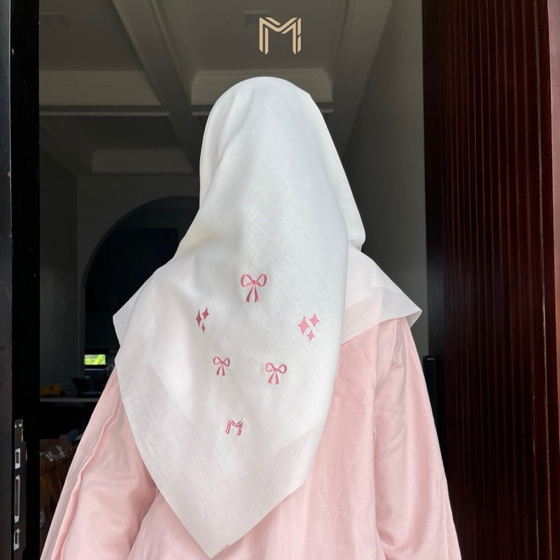 Munfa - HIJAB COQUETTE / RIBBON HIJAB / RECTANGULAR RIBBON HIJAB/ PARIS ...